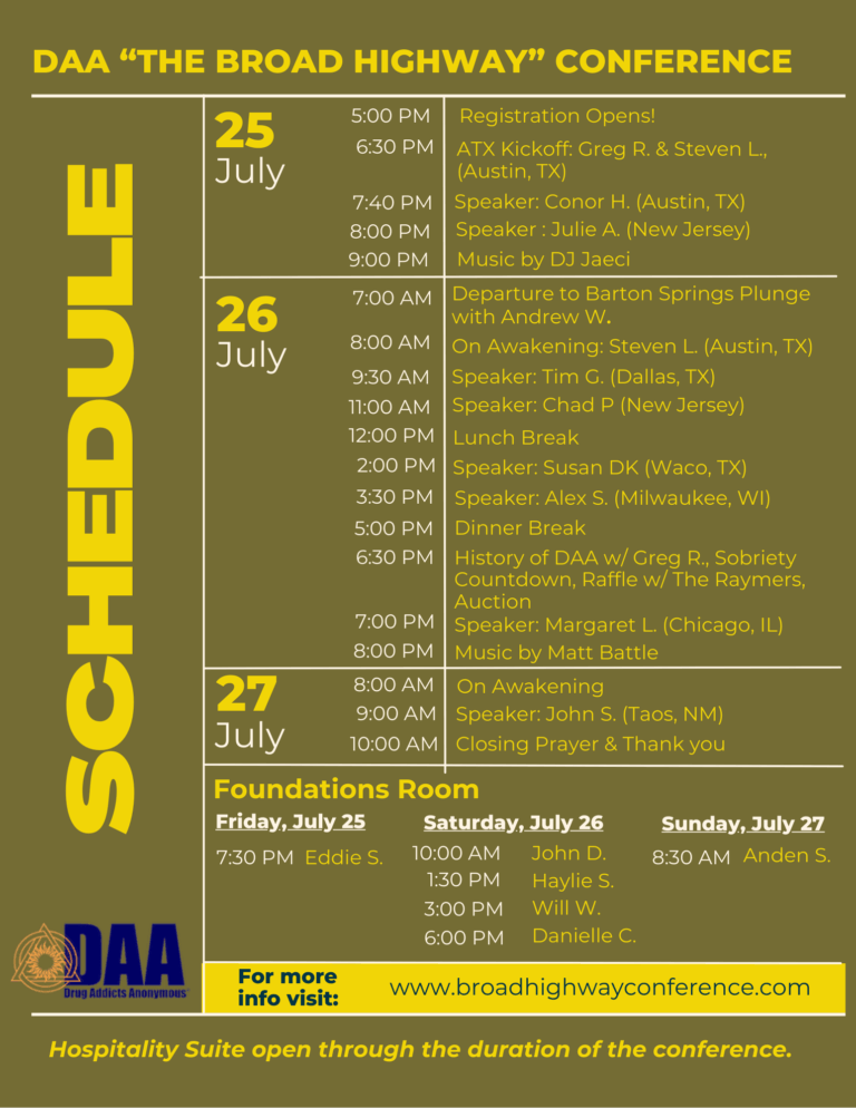 Home - DAA - Drug Addicts Anonymous